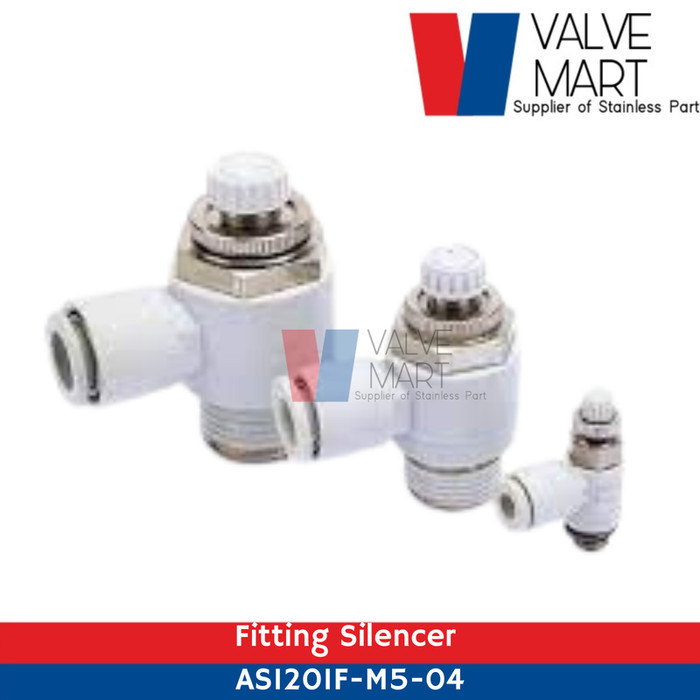 Jual AS2201F-01-06 Fitting Speed Control Pneumatic Slip Lock Selang 6mm Drat 1/8 SMC | Shopee ...