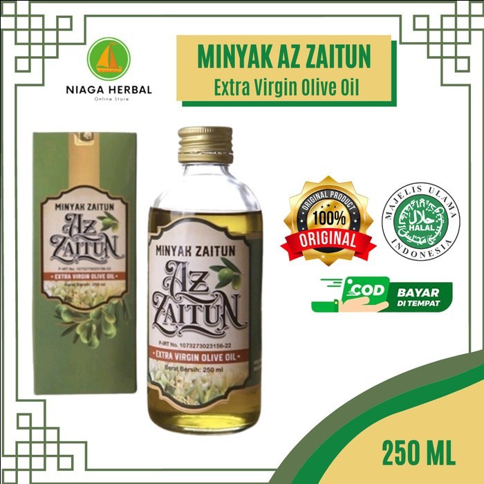 Jual MINYAK AZ ZAITUN EXTRA VIRGIN OLIVE OIL 250 ml | Shopee Indonesia