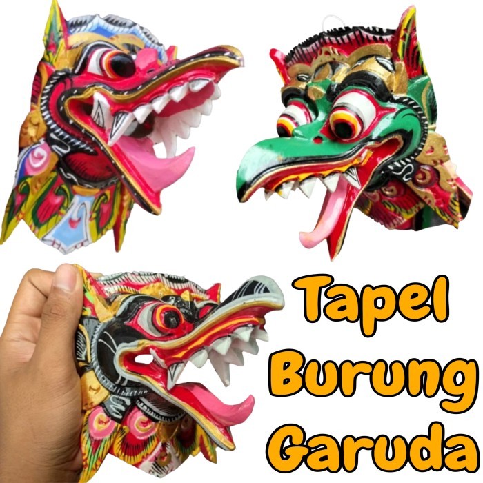 Jual New - Topeng Garuda/Garuda Kayu/Patung Garuda/Patung Kepala Burung ...