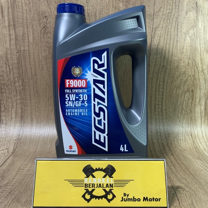 Jual Oli Suzuki Ecstar 4L 5W-30 Full Synthetic F9000 (Sgo Biru) Harga ...