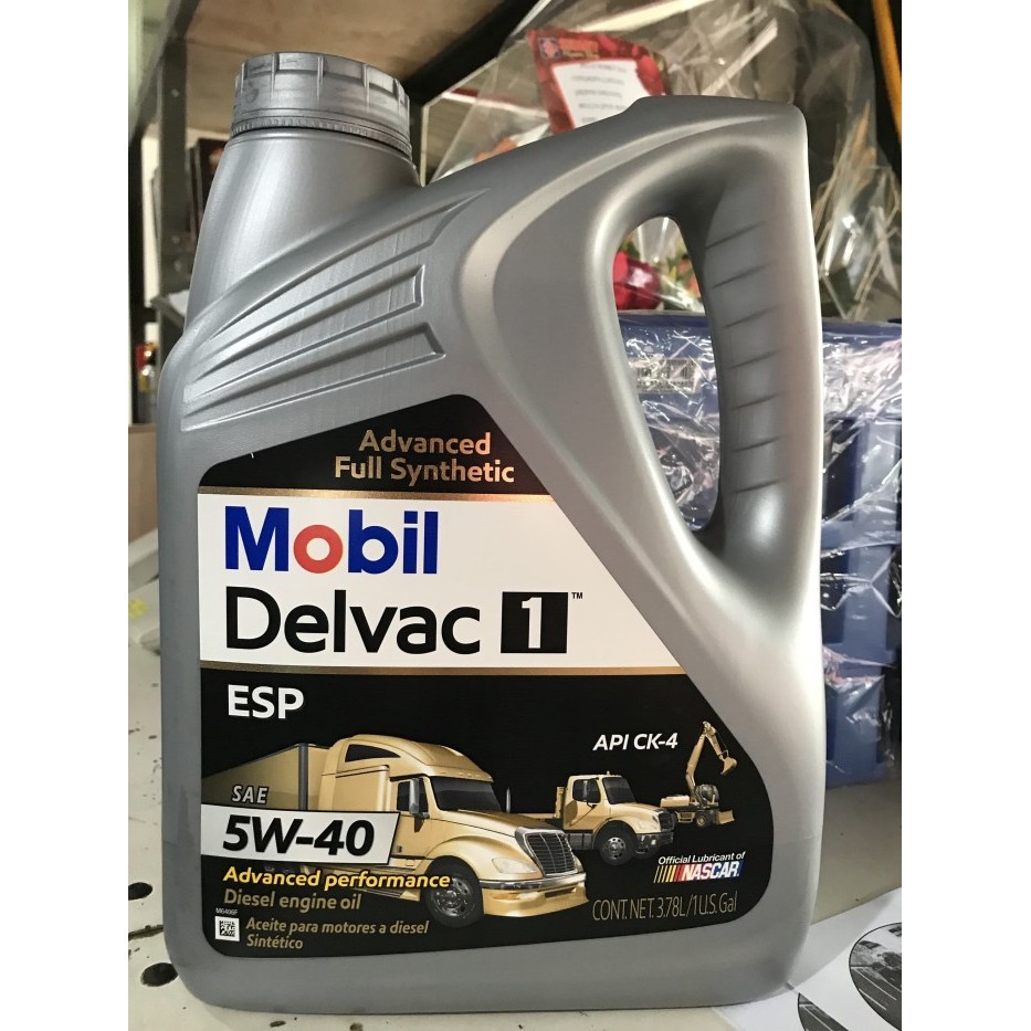 Jual Mobil Delvac 1 Esp Sae 5W-40 Api Cj-4 Galonan 4L Asli Dan Murah!! Harga Spesial!! | Shopee ...