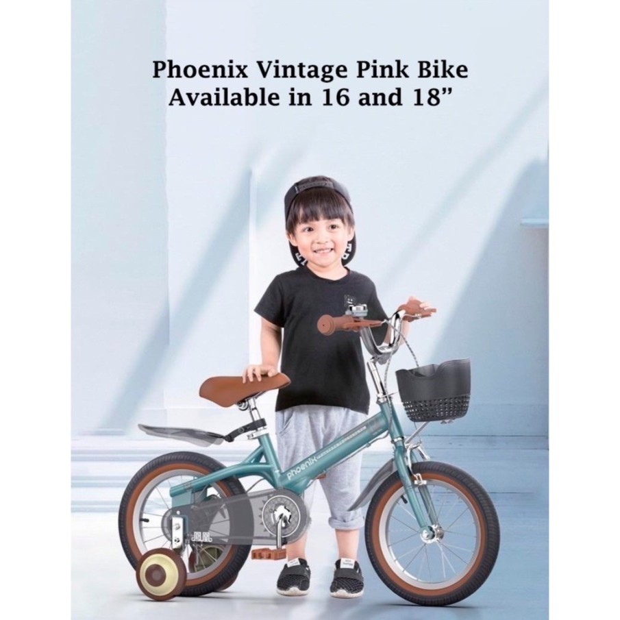 Jual Sepeda Anak Phoenix Vintage 16 Dan 18 Inch Pink | Shopee Indonesia