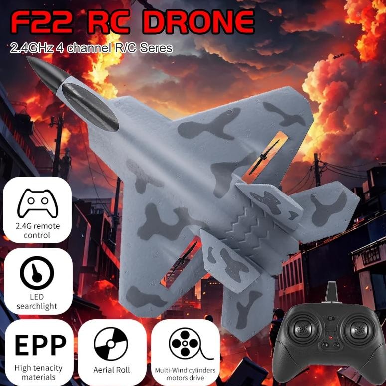 Jual WLTOYS RC PLANE F22 RAPTOR HELICOPTER REMOTE CONTROL AIRCRAFT 2.4G ...