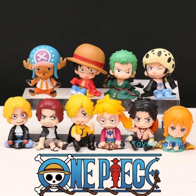 Jual FIGUR SET ACTION FIGURE ONE PIECE LUFFY ZORO NAMI LAW BABY CHILD ...