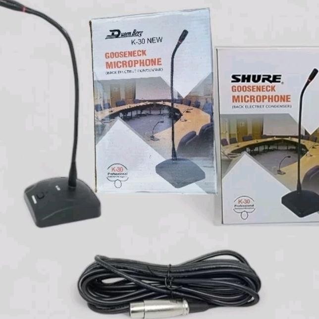 Jual cuci gudang, mic Mimbar mic pidato terbaru K-30 Microphone meja ...