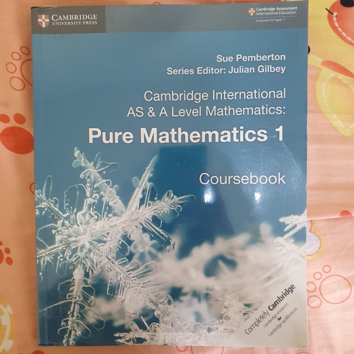 Jual Jual! Pure Mathematics 1 Coursebook Cambridge International As & A ...