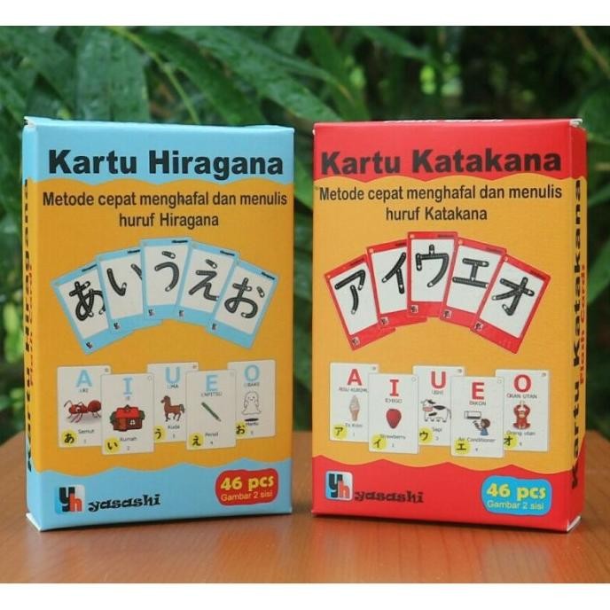 Jual NEW PRODUK FLASHCARD HIRAGANA KATAKANA KARTU HIRAGANA KATAKANA ...