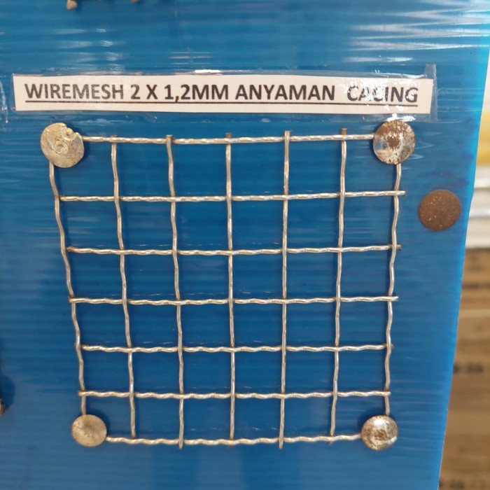 Jual kawat wiremesh anyaman cacing 2mm x 1,2mm x 100cm / 1 meter ...