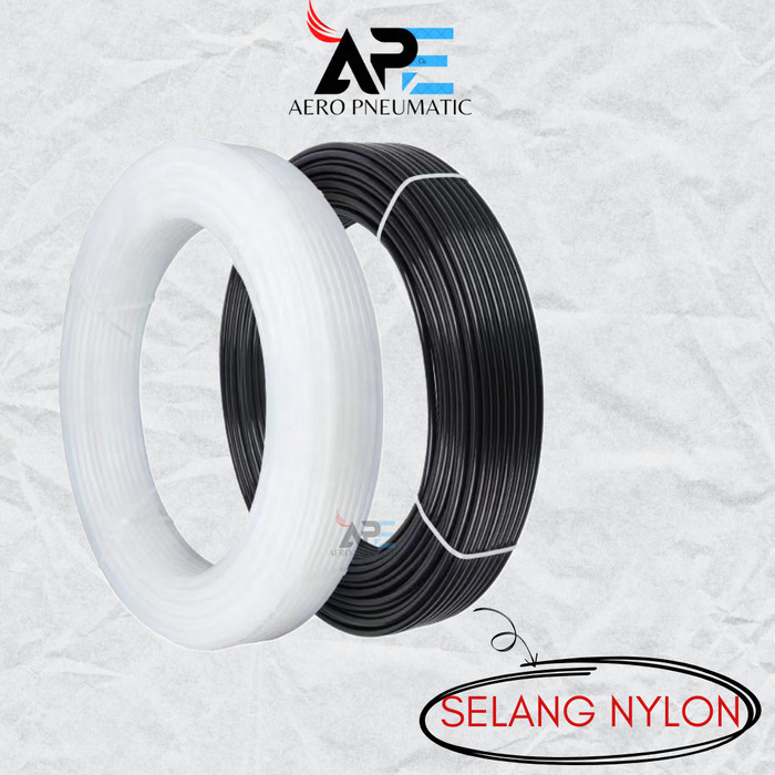 Jual SELANG NYLON / NYLON TUBING 8MM X 6MM X 100MTR/ROLL | Shopee Indonesia