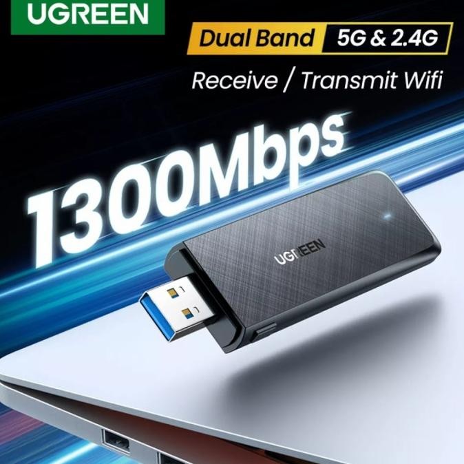 Jual Ugreen Wifi Dongle Adapter 2.4G & 5G Network Card - Ugreen Usb ...