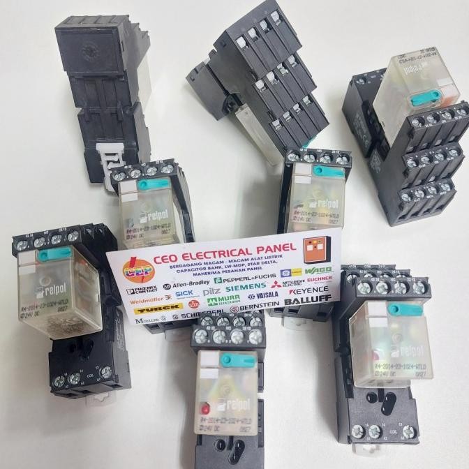 Jual Relpol Industrial Relays R4-2014-23-1024-Wt Power Relay 6A 24V Dc ...