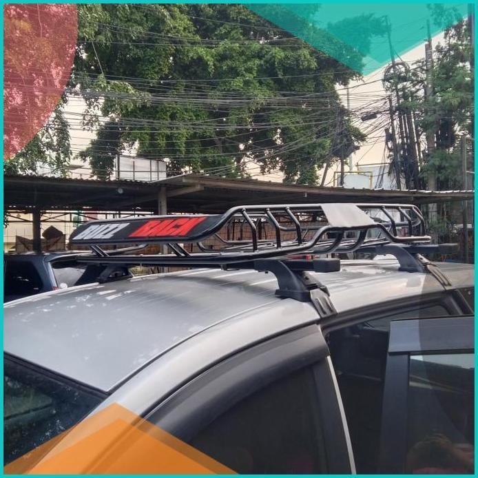 Jual Roof Rack bagasi atas mobil Daihatsu sigra merek BUZZ rack+ cross ...