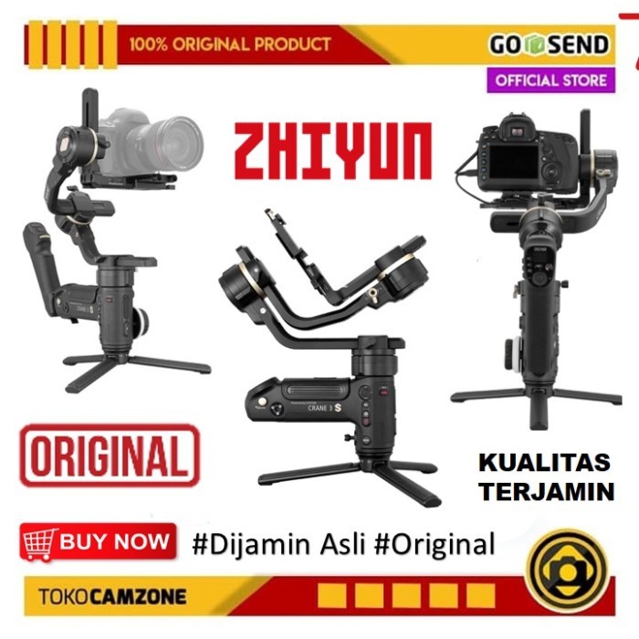 Jual Zhiyun CRANE 3S Gimbal Stabilizer Kamera | Shopee Indonesia