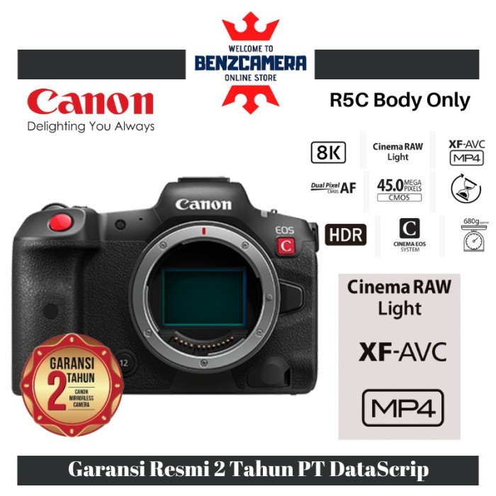 Jual EOS R5C Body Only Mirrorless Cinema Camera - Eos R5 C | Shopee ...