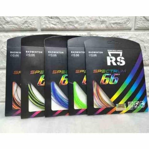 Jual Kualitas Orginal SENAR RAKET - BADMINTON RS SPECTRUM 66 WARNA ...