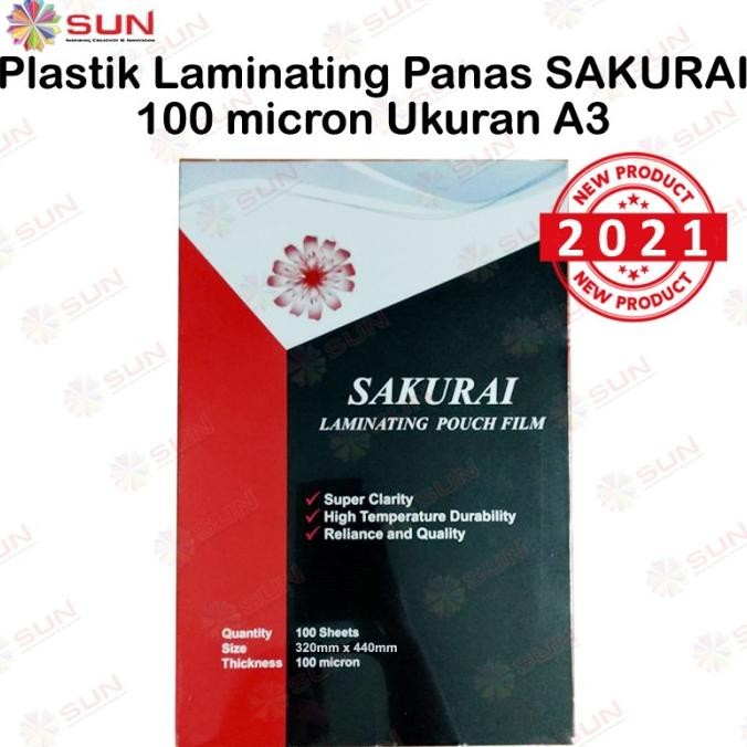 Jual Plastik Laminating Sakurai A3 100 mikron | Shopee Indonesia