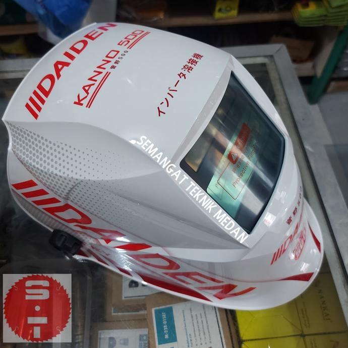 Jual HELM KEDOK LAS OTOMATIS WELDING AUTO DARK FULL FACE KANNO 500 ...
