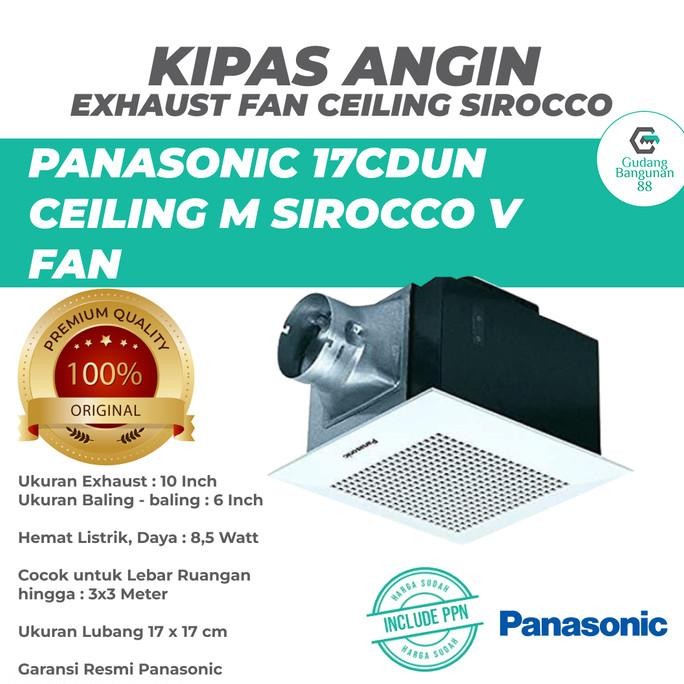 Jual EXHAUST FAN PANASONIC CEILING SIROCCO 1411T | Shopee Indonesia