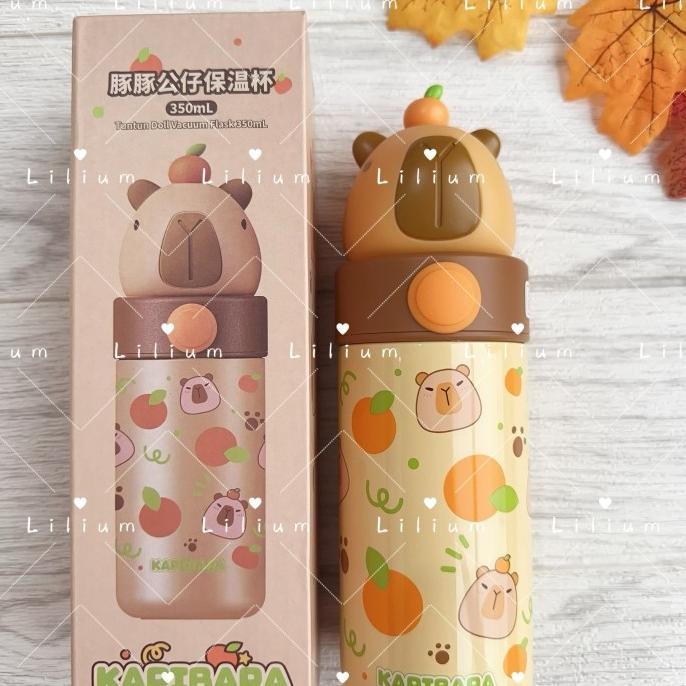Jual Botol Minum Stainless Capybara Bt048 Kapibara Termos | Shopee ...