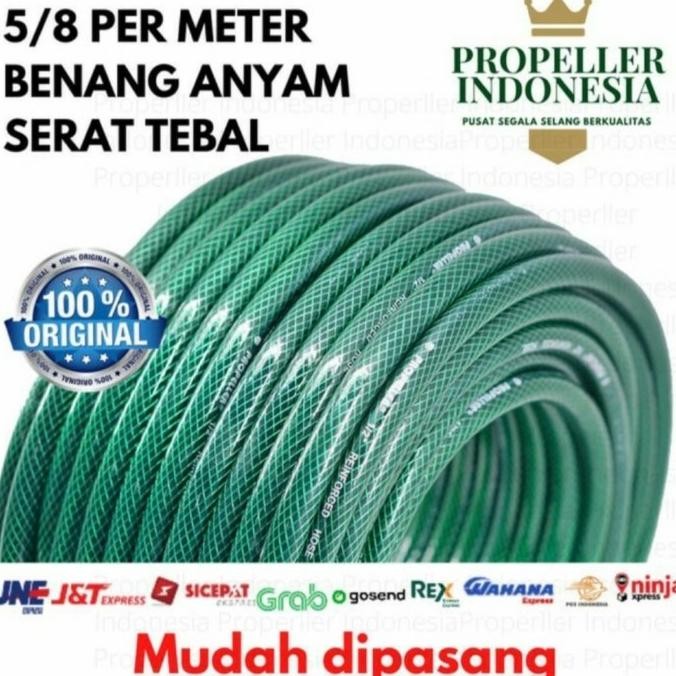 Jual Terpopuler Selang Air Bening Transparan Benang 5/8 Isi 100 Meter ...