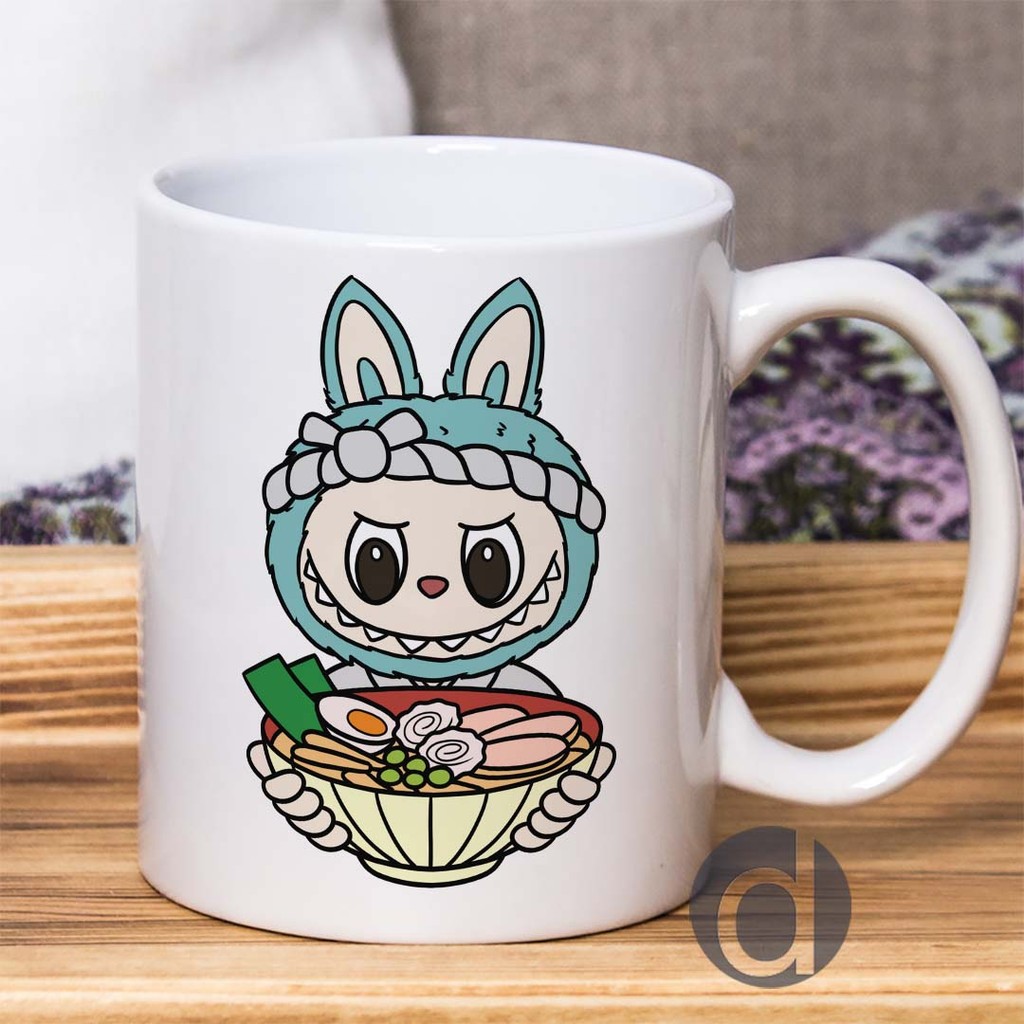 Jual Mug Lucu Labubu chef ramen Keramik | Shopee Indonesia
