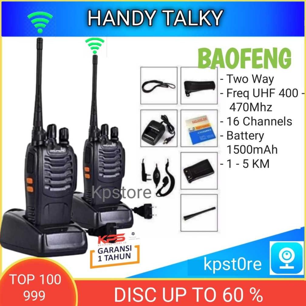 Jual Marin Sepasang Ht Baofeng Bf888S | Handy Talky Komunikasi Taktis ...