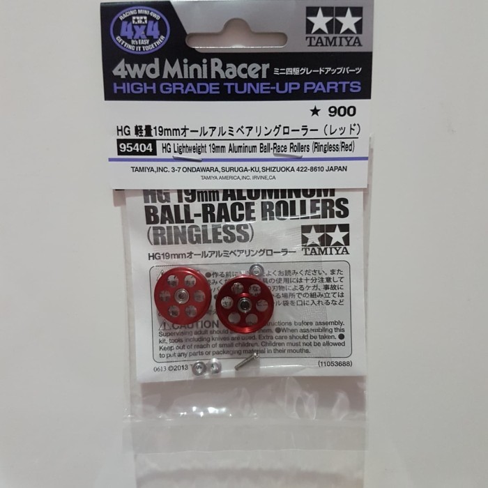 Jual Jual!! Tamiya 95404 Hg Lightweight 19Mm Aluminum Ball-Race Rollers ...