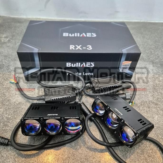 Jual MINI PROJIE BULLAES RX-3 Triple Lens AES RX - 3 Super Laser LED 2X ...