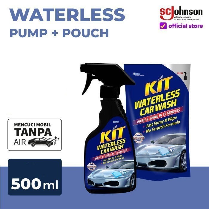 Jual KIT Waterless Car Wash Pump / Pouch Shampo Mobil Tanpa Air ...