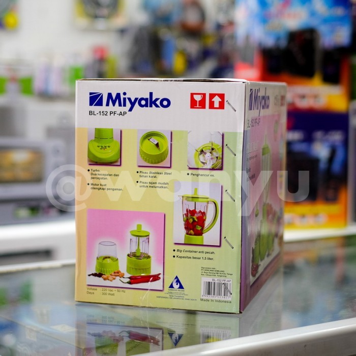 Jual Blender Miyako as plastik 152PF 3 in 1 152PF Original garansi ...
