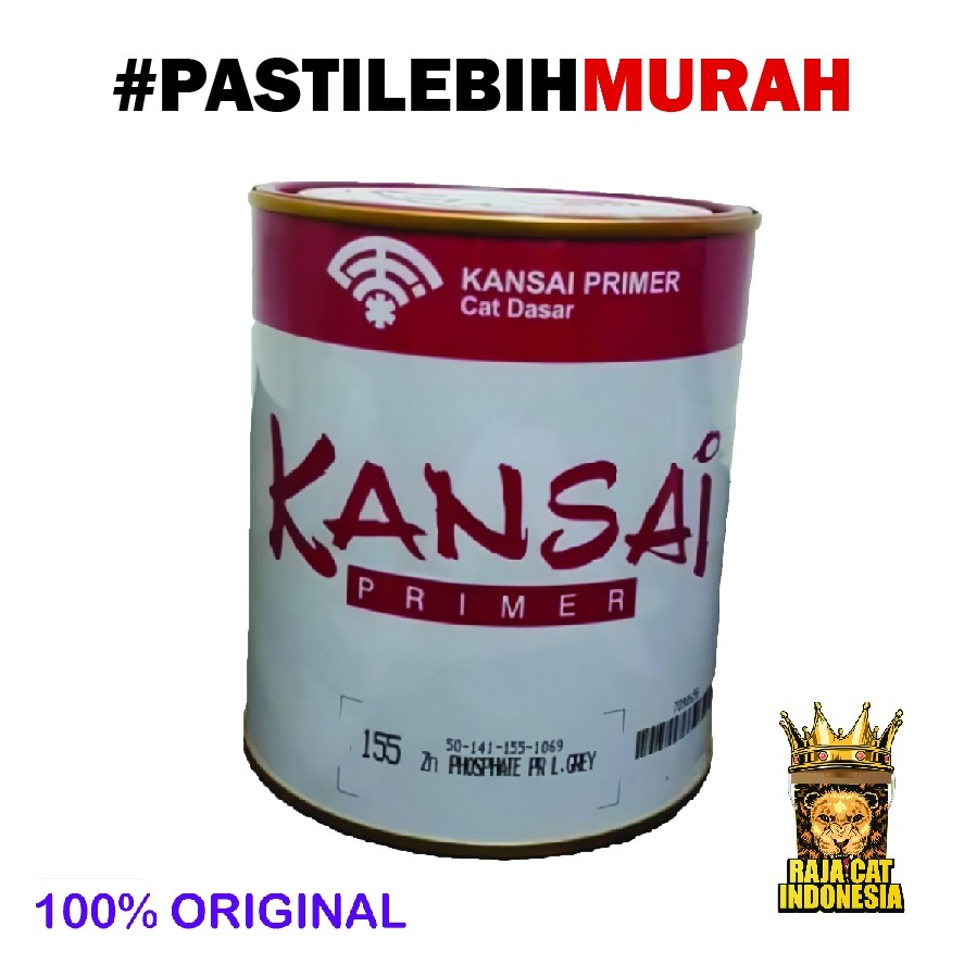 Jual Cat Dasar Anti Karat Besi & Kayu Zincromate KANSAI GREEN /GREY 1 ...