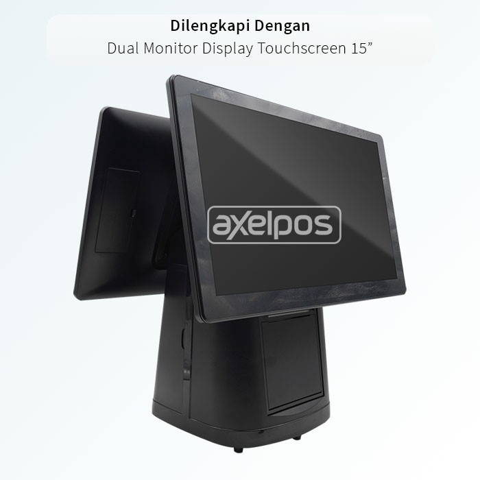 Jual Mesin kasir PC POS One Dual Monitor i5 Touchscreen X293 | Shopee Indonesia