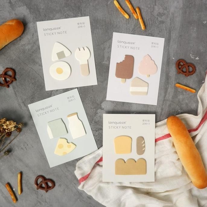 Jual Mini Snack Time Sticky Notes Set [CREATIV] | Shopee Indonesia