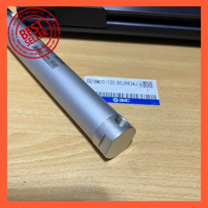 Jual | SBK | AIR CYLINDER SMC CG1BN20-125-DCJ983AJ BORE 20MM STROKE 125MM | Shopee Indonesia