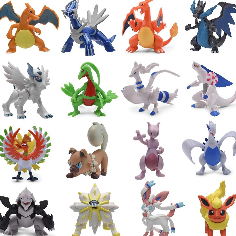 Jual legendary pokemon figures model arceus dialga groudon kyogre pvc ...