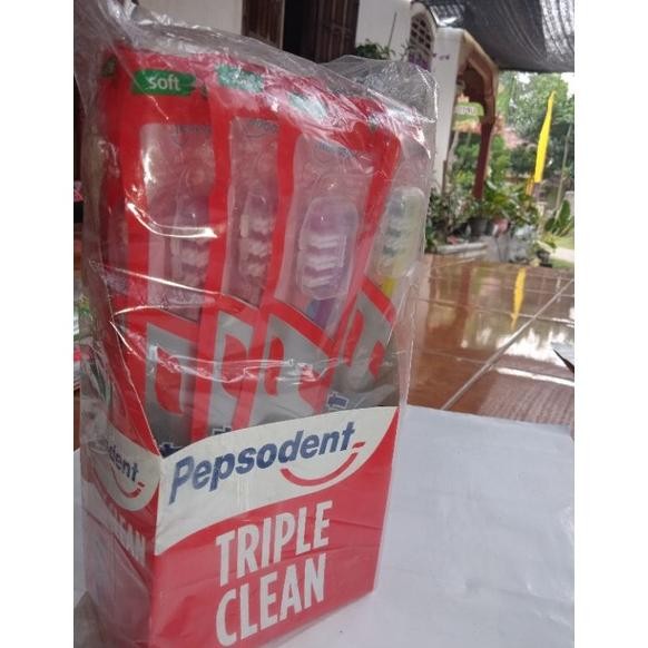 Jual Trend Sikat Gigi Pepsodent Triple Clean Trend | Shopee Indonesia