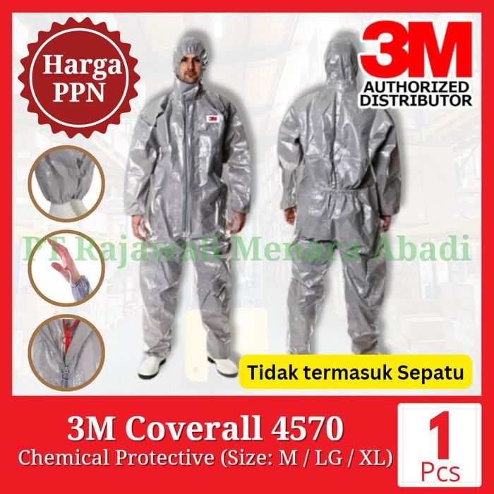 Jual 3M Chemical Protective Coverall 4570 (Varian Size) | Shopee Indonesia