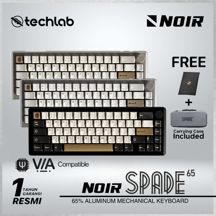 Jual TERMURAH - Noir Spade65 / Spade-65 Aluminum Wireless Mechanical ...