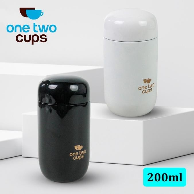 Jual BOTOL MINUM ONE TWO CUPS JQ059 TUMBLER TERMOS TAHAN PANAS DINGIN STAINLESS STEEL 304 200ML ...