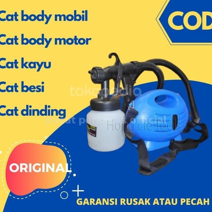 Jual Kompresor listrik Cat Mini Paint Zoom Spray Gun Alat Cat Semprot ...