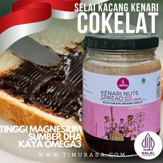 Jual Selai Kacang Kenari Coklat (Kenari Nuts Spread Dark Cocoa ...