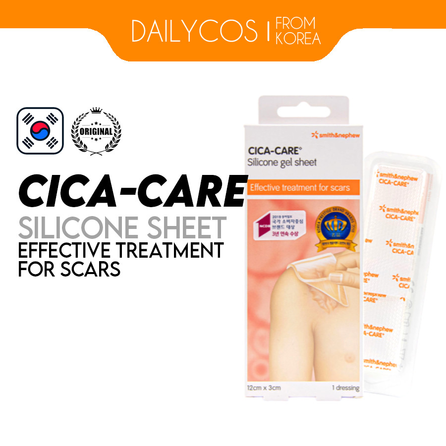 Jual [Cica Care] Perawatan Bekas Luka Lembaran Gel Silikon (12cm x 3cm ...