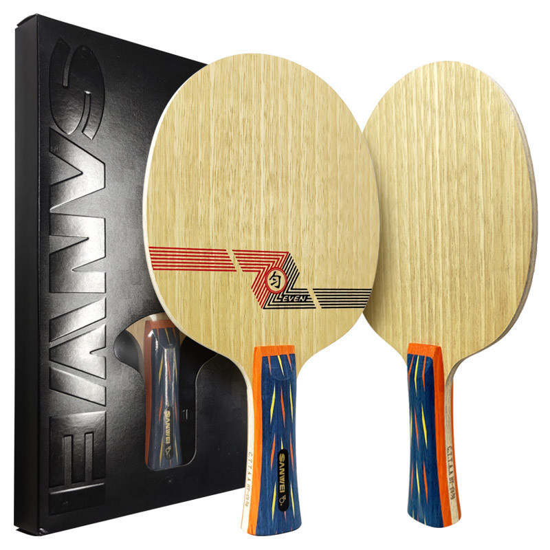 Jual Pisau Tenis Meja SANWEI EVEN Asli (10 Kayu + 9 Karbon Lembut, OFF + +) Dayung Kelelawar ...