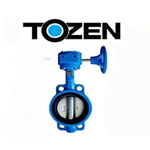 Jual Tozen Butterfly Valve 8" JIS 10K Body Cast Iron Disc Ductile Gear ...