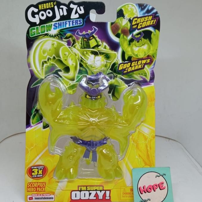 Jual Heroes of Goo Jit Zu Glow Shifters Hero Pack Scorpius Glow In The Dark | Shopee Indonesia