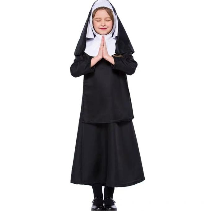 Jual Lucky Vicky / The Nun Conjuring Girl Costume Halloween Biarawati ...