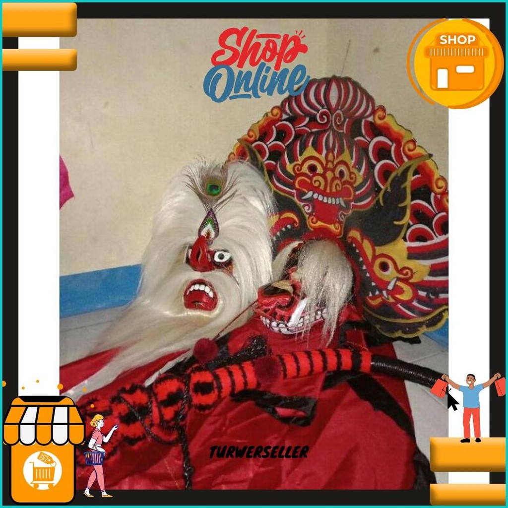 Jual Barongan Devil Barongan Kayu Asli Barongan Anak Barongan Murah ...