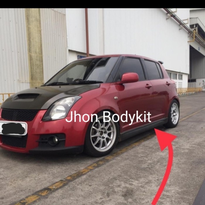 Jual Side Skirt Swift Gt3 GL ST 2005 -2012 Bodykit Swift Add on ...