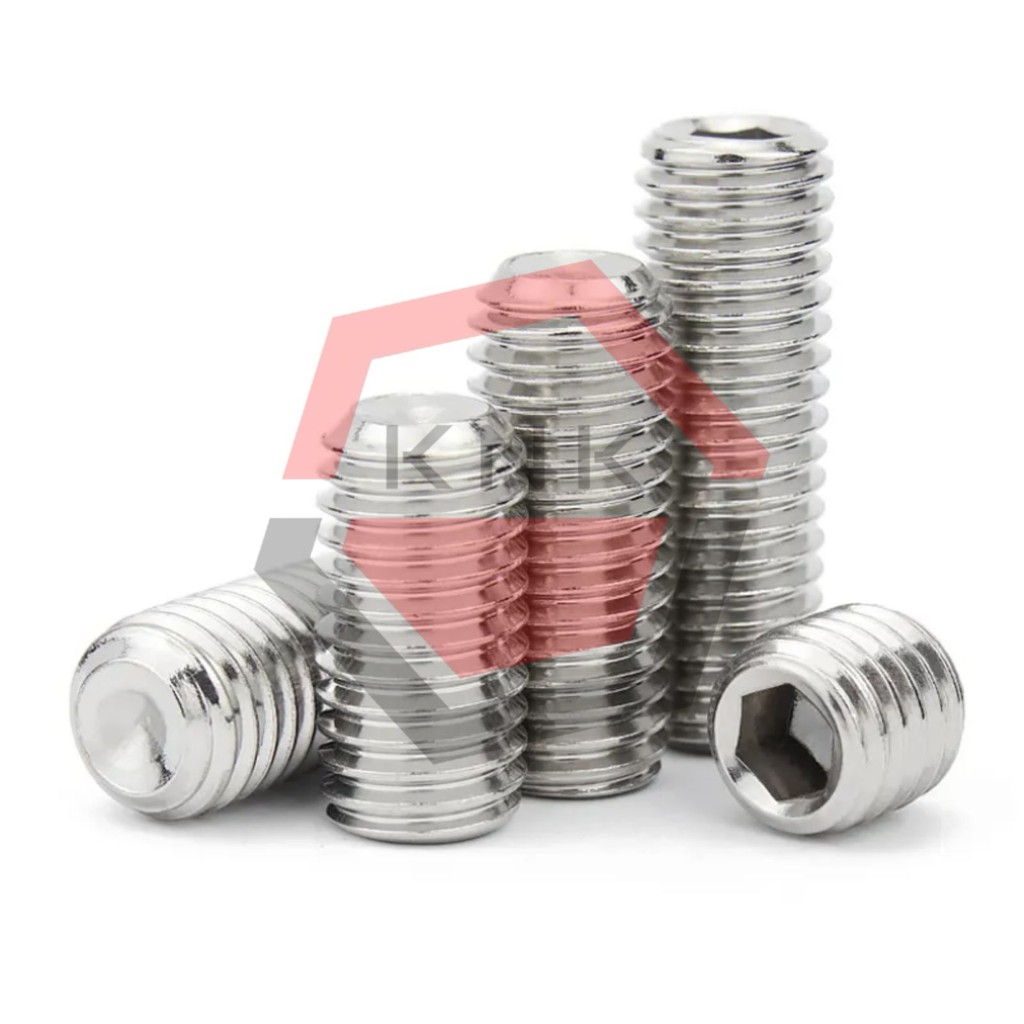 Jual BAUT L TANAM M6x10 STAINLESS SOCKET SET SCREW | Shopee Indonesia