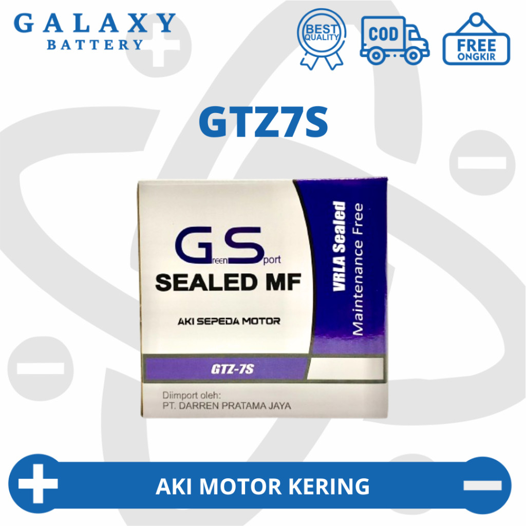 Jual Aki Motor Scoopy + PCX 150 + Beat POP ISS Zoomer 50 GTZ-7S GTZ7S ...